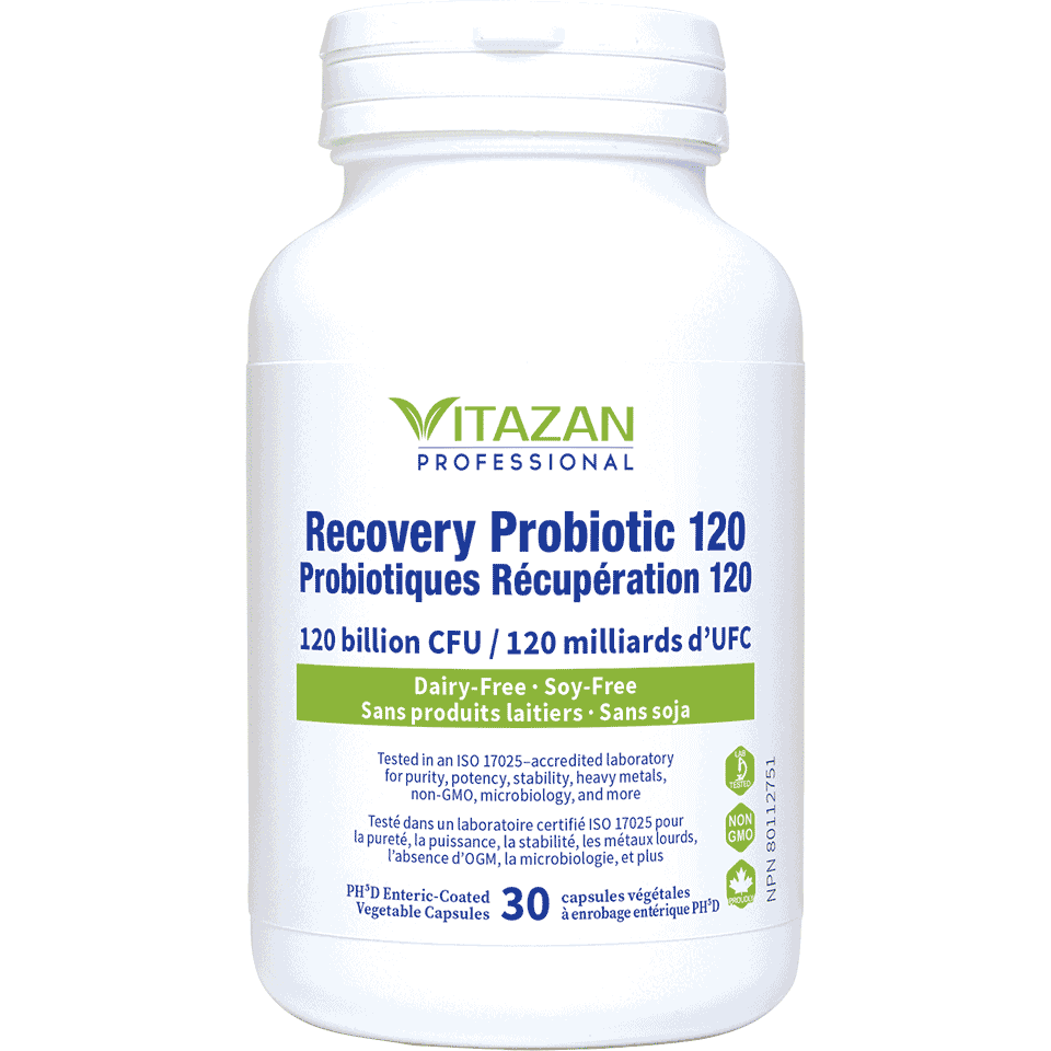Recovery Probiotic 120 Now dairy-free and soy-free! - Vitazan ...