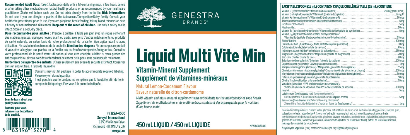 Liquid Multi Vite Min - Genestra Brands - Magali Roy – Magali Roy ...